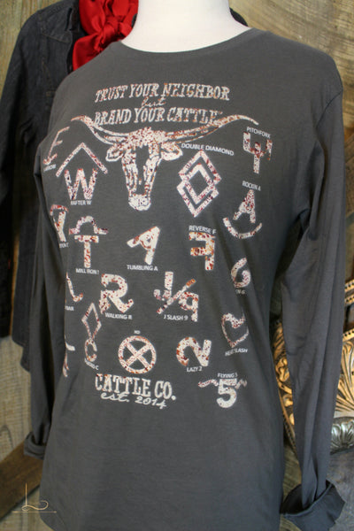 XO Cattle Co ~ Graphic Tee – L Trading